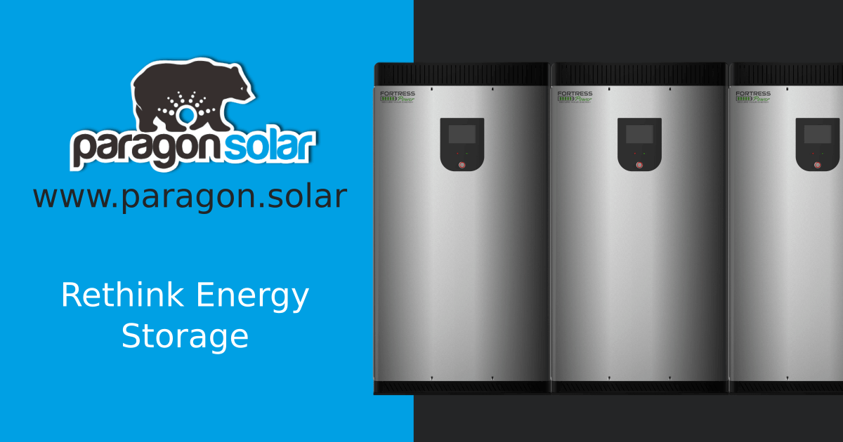 Modernize Energy Storage | Paragon Solar"