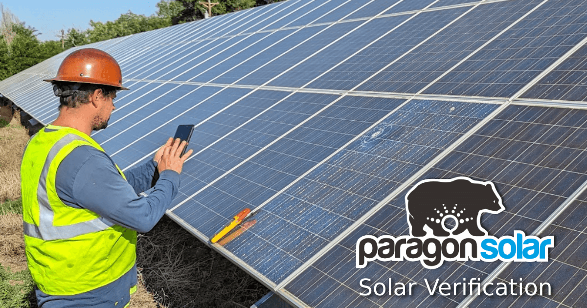 Solar Verification Services | Paragon Solar